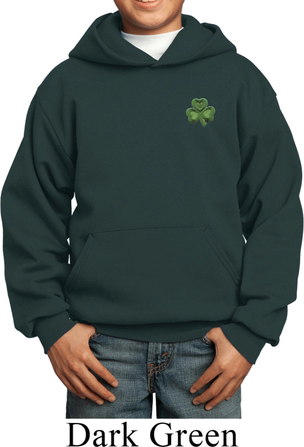 Shamrock Patch Pocket Print Kid's St Patrick's Day - Etsy