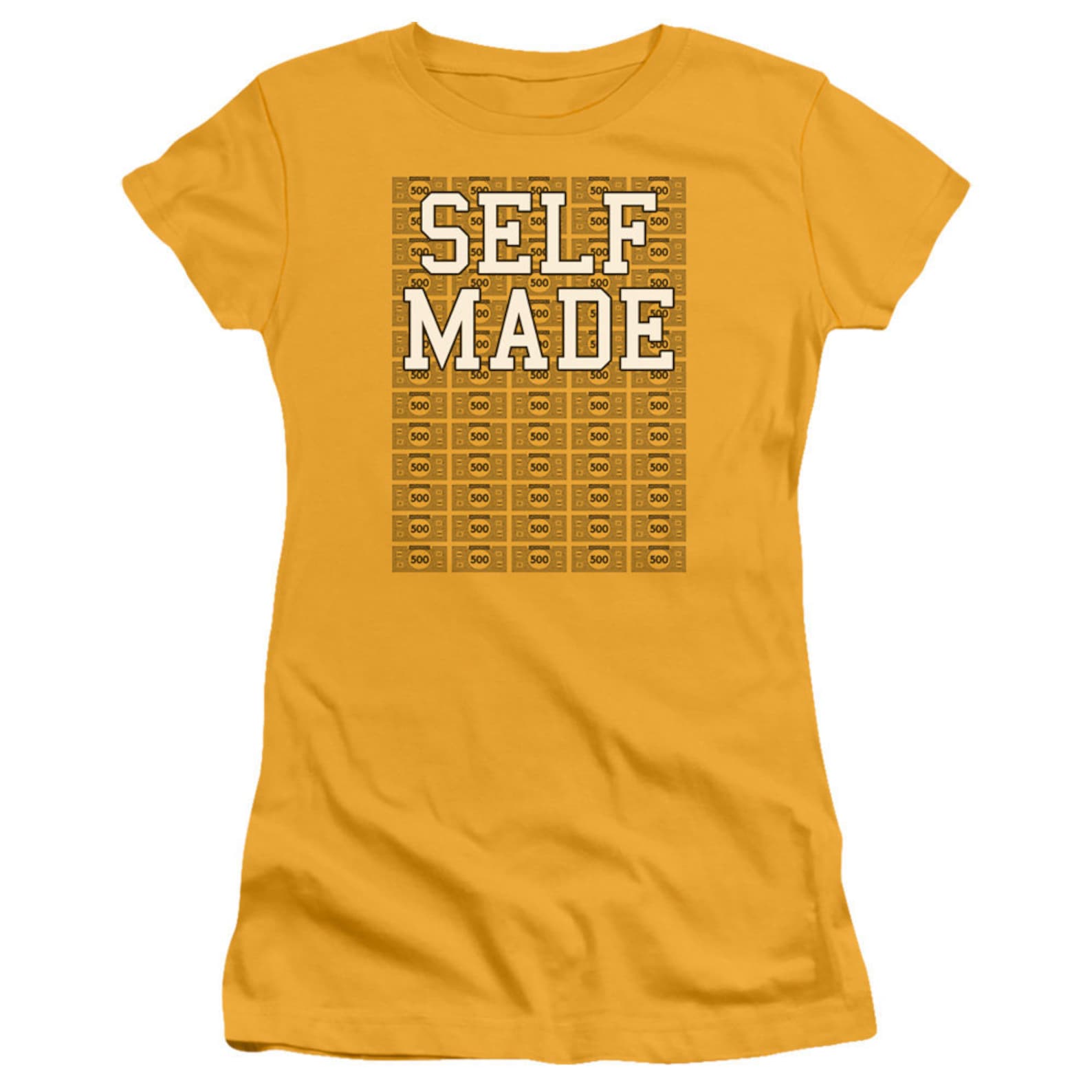 Monopoly Self Made Juniors and Women Gold T-shirts - Etsy