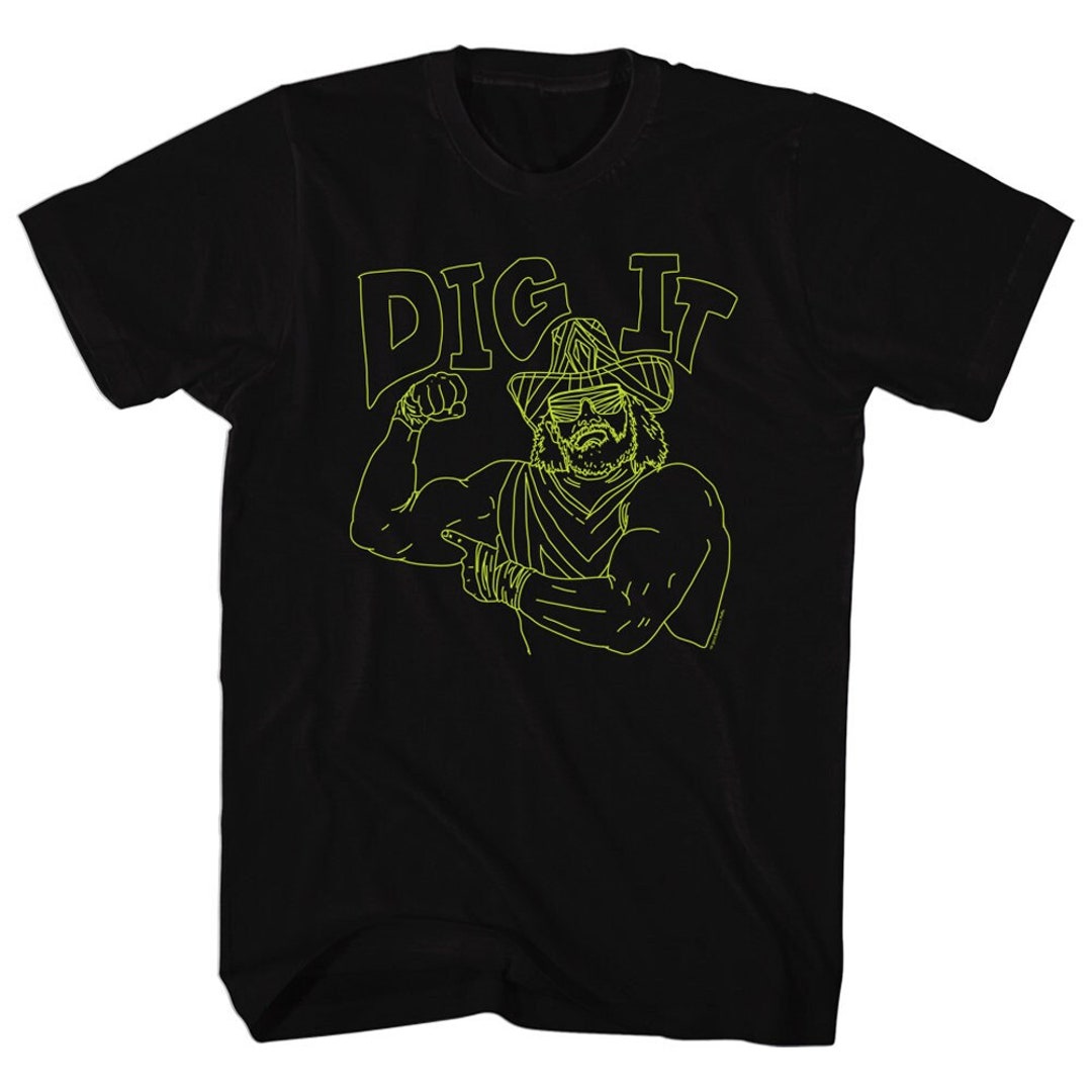 Macho Man Dig It Black Shirts - Etsy