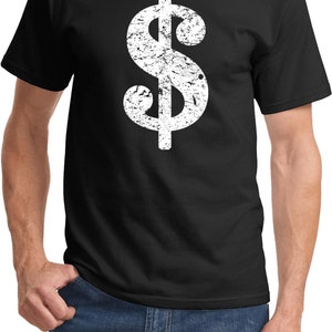 Distressed Dollar Sign Tee T-shirt DOLLAR-PC61 - Etsy
