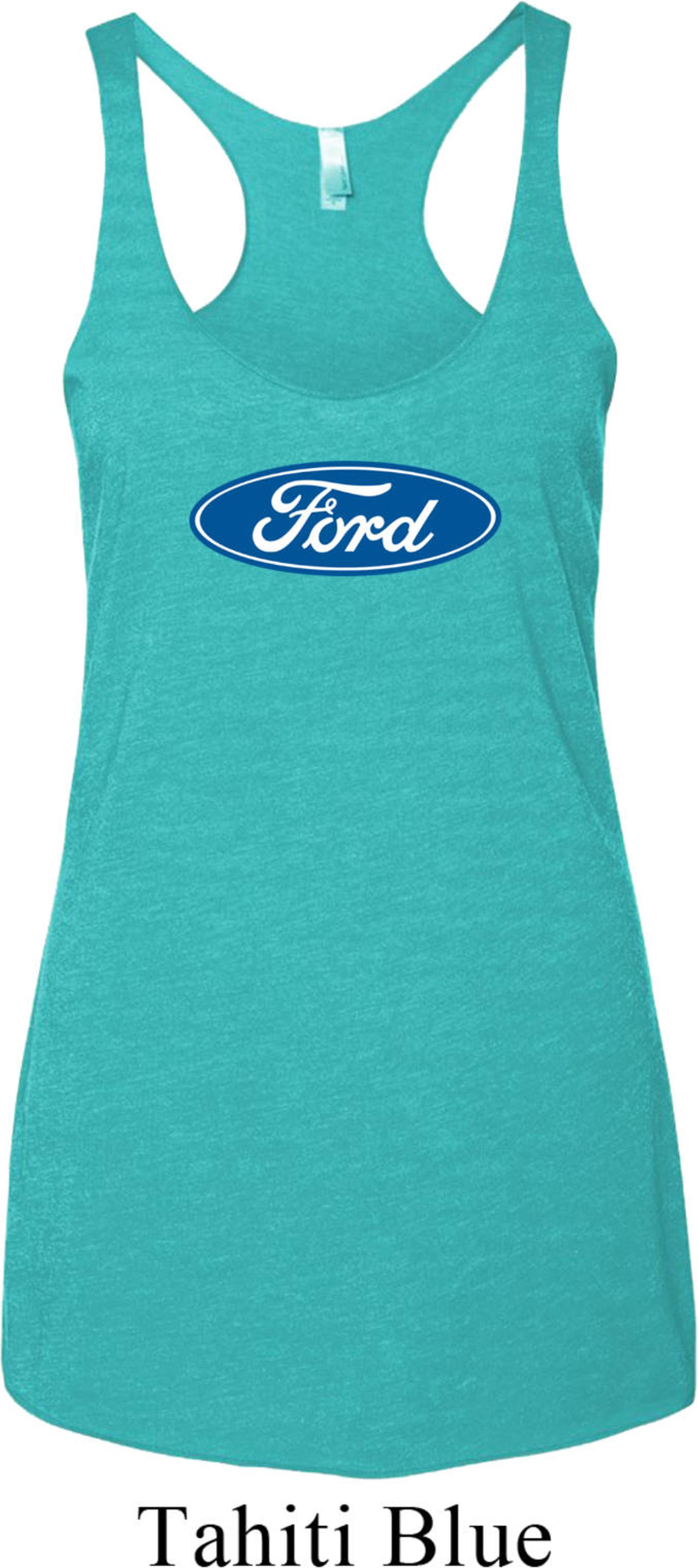 Ladies Ford Tanktop Ford Oval Tri Blend Racerback Tank Top - Etsy