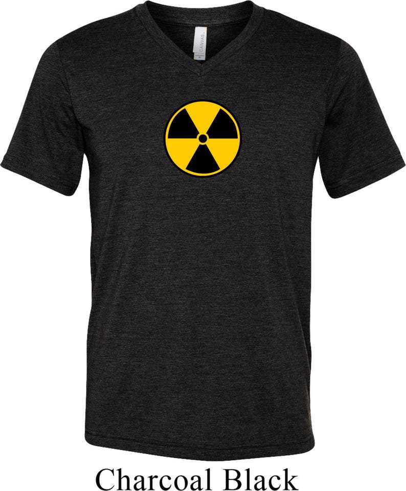 Men's Fallout Shirt Radioactive Radiation Tri Blend V-neck | Etsy