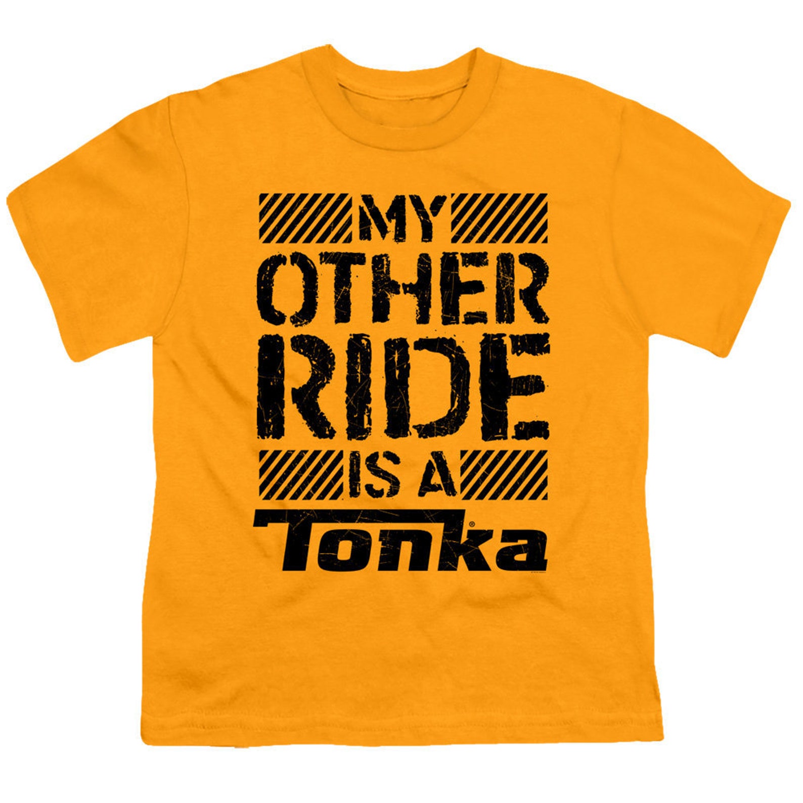 Tonka Other Ride Kid's Gold T-shirts - Etsy