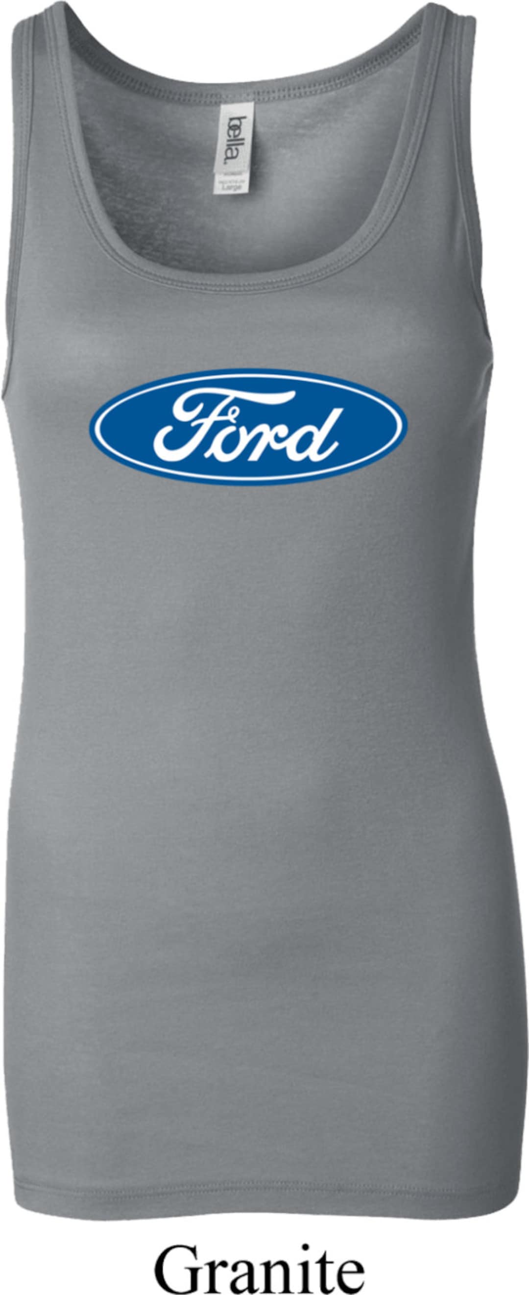 Ladies Ford Tanktop Ford Oval Longer Length Tank Top 12614E2-8780 - Etsy