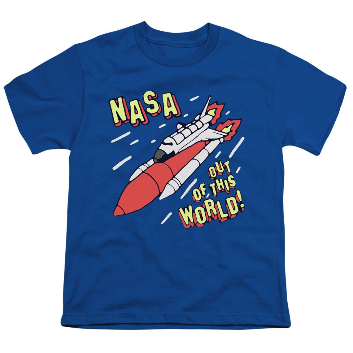 NASA Apollo 11 Out of This World Kid's Royal T-shirts - Etsy