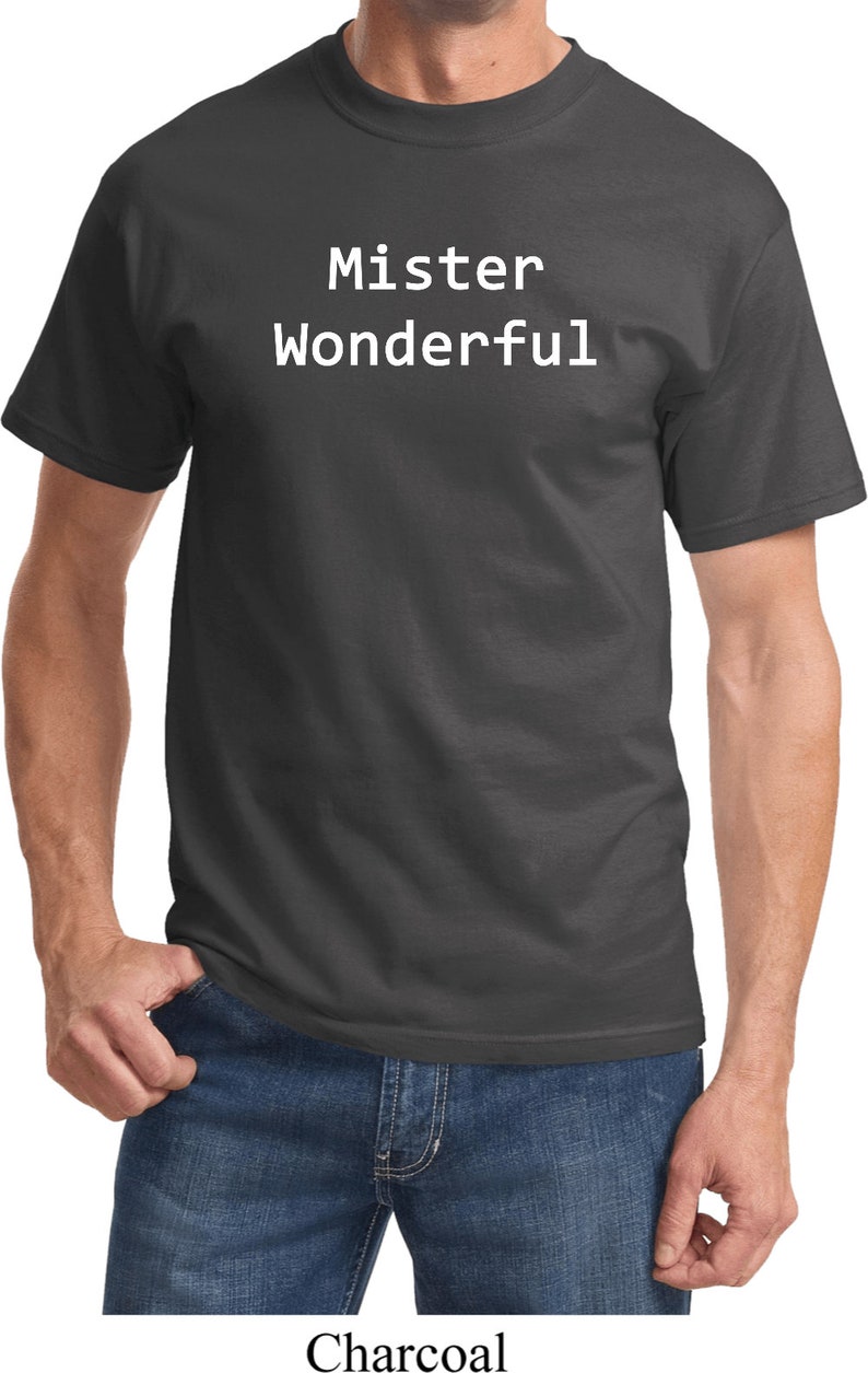 Mister Wonderful Tee T-shirt WONDERFUL-PC61 - Etsy