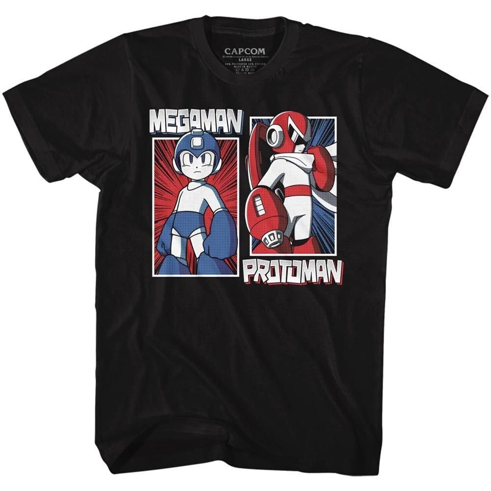 Mega Man and Protoman Black Shirts - Etsy