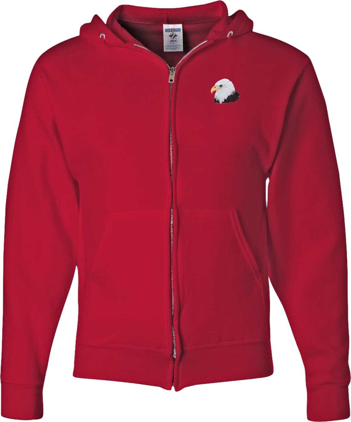 Bald Eagle Patch Pocket Print Adult Full Zip Hoodie - Etsy