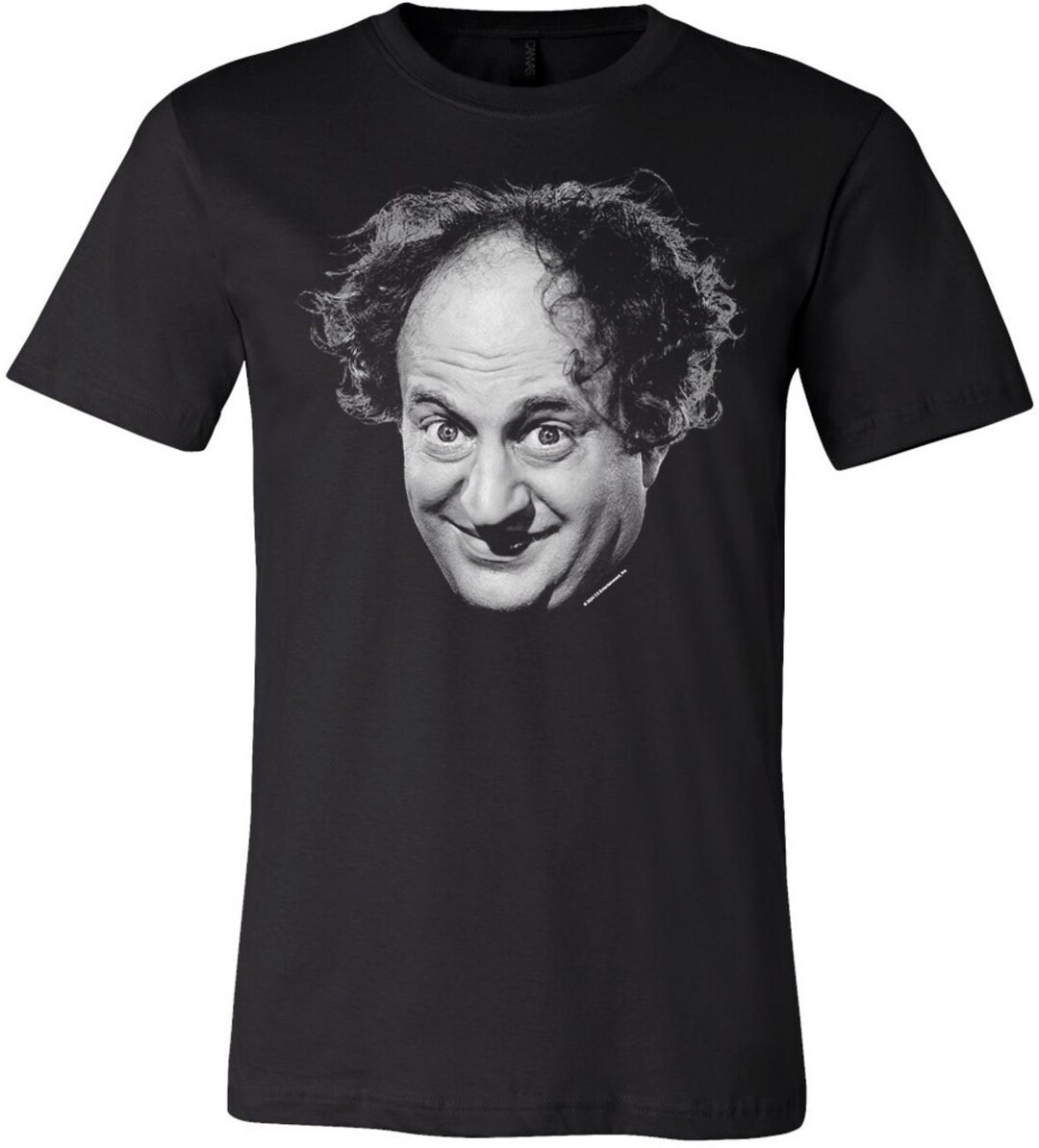The Three Stooges Larry Face Adult T-shirt 26287ED1-3001 - Etsy