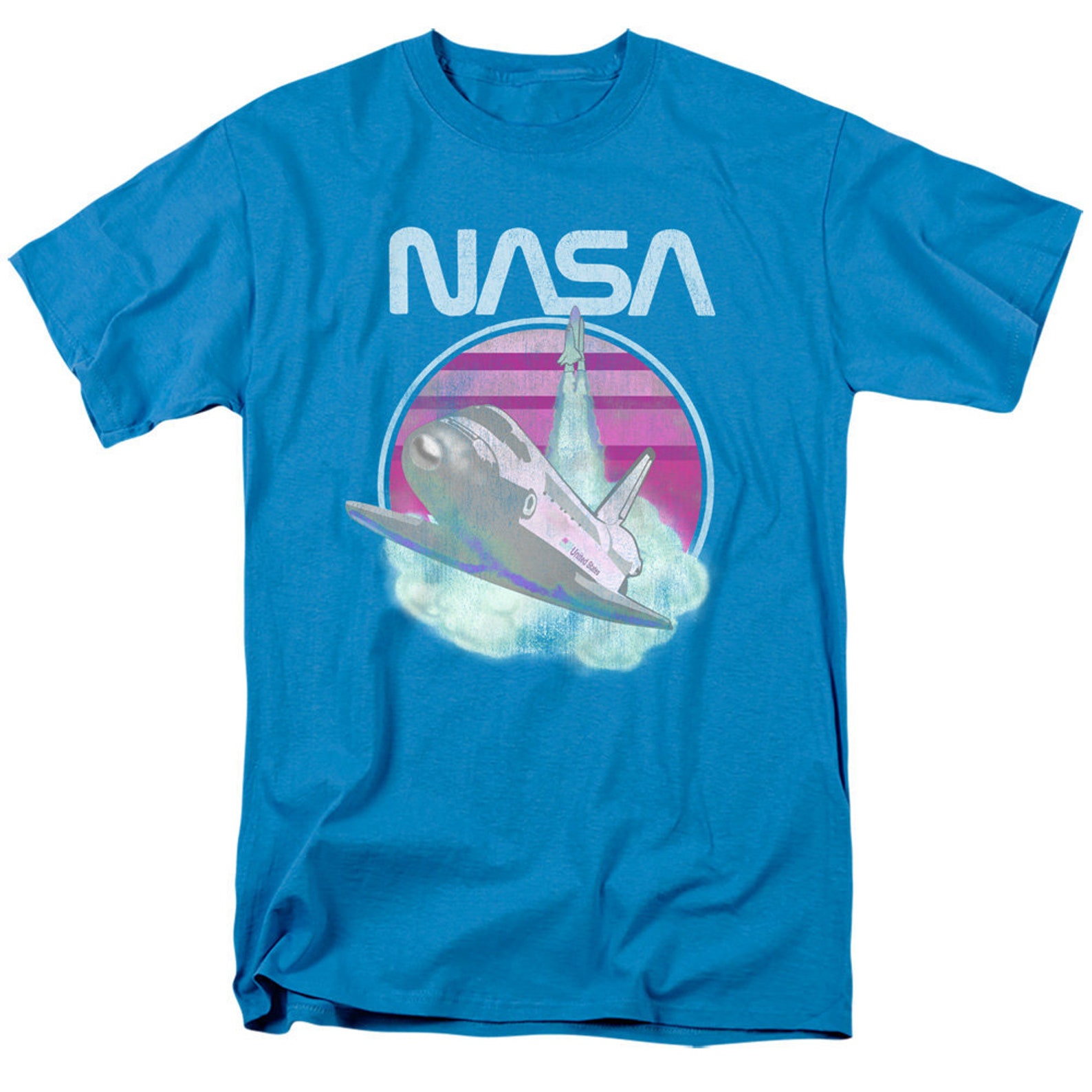 NASA Shuttle Launch Turquoise Shirts - Etsy