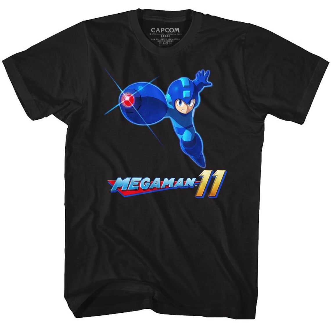 Mega Man 11 Classic Logo Black Shirts - Etsy