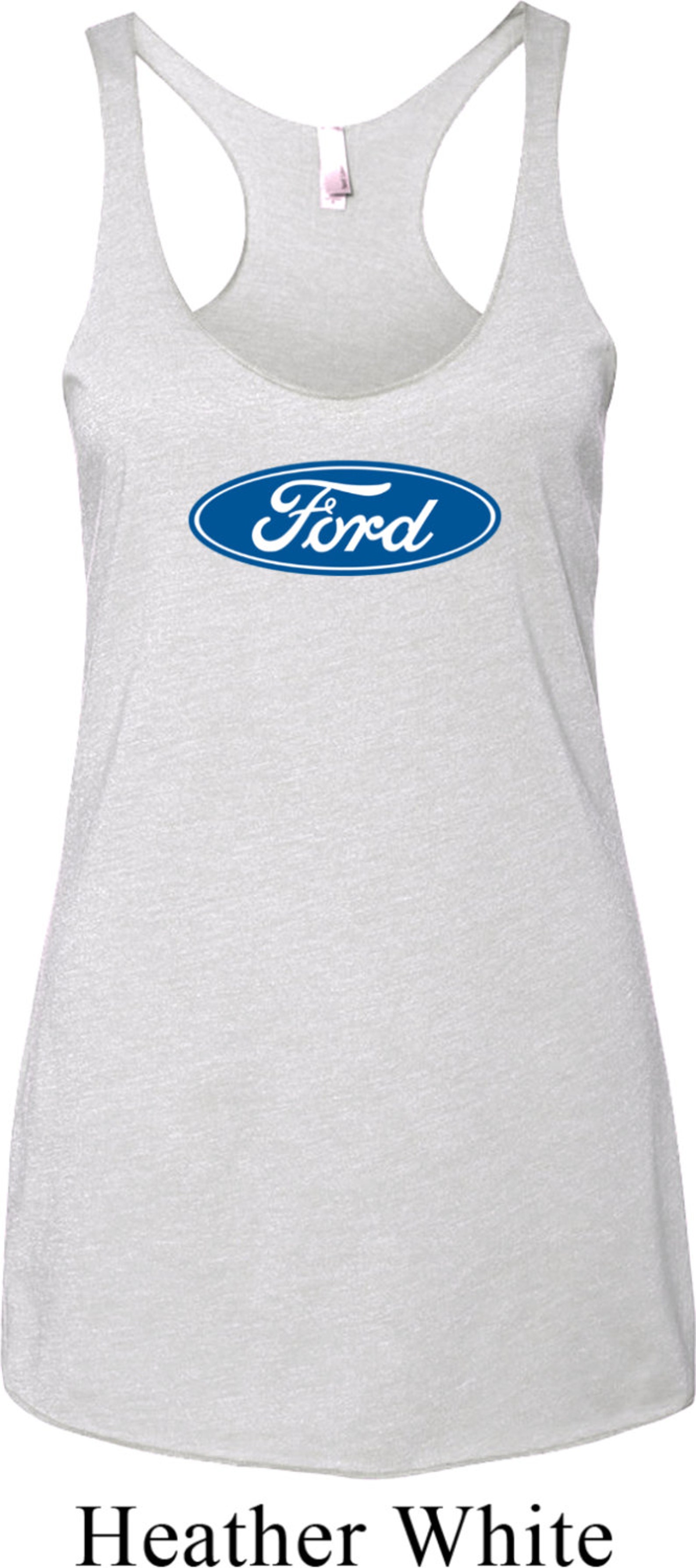 Ladies Ford Tanktop Ford Oval Tri Blend Racerback Tank Top - Etsy