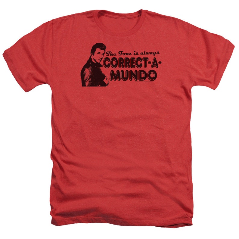 Happy Days Correct a Mundo Red Shirts - Etsy