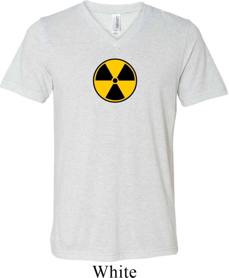 Men's Fallout Shirt Radioactive Radiation Tri Blend V-neck | Etsy