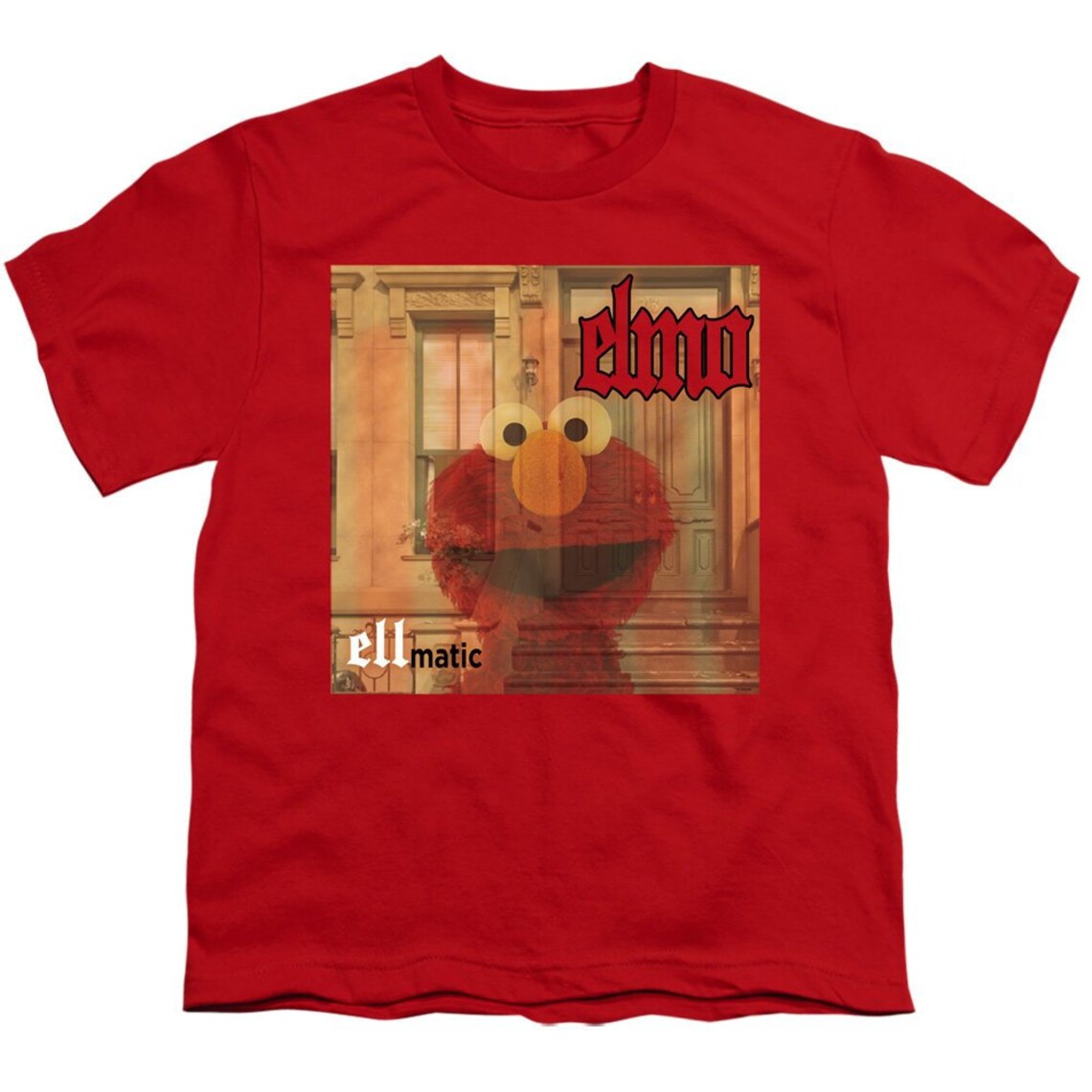 Sesame Street Elmo Ellmatic Kid's Red T-shirts - Etsy