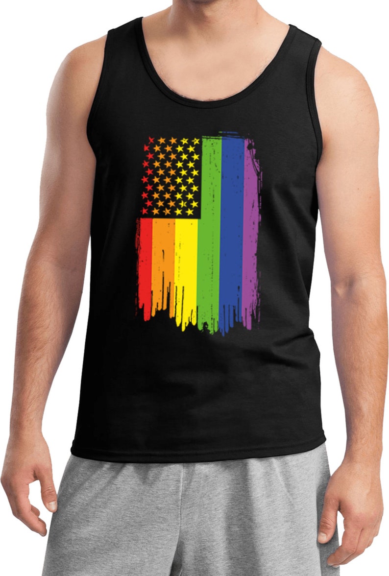 Gay Pride Flag Men's Tank Top WS-19239-2200 - Etsy