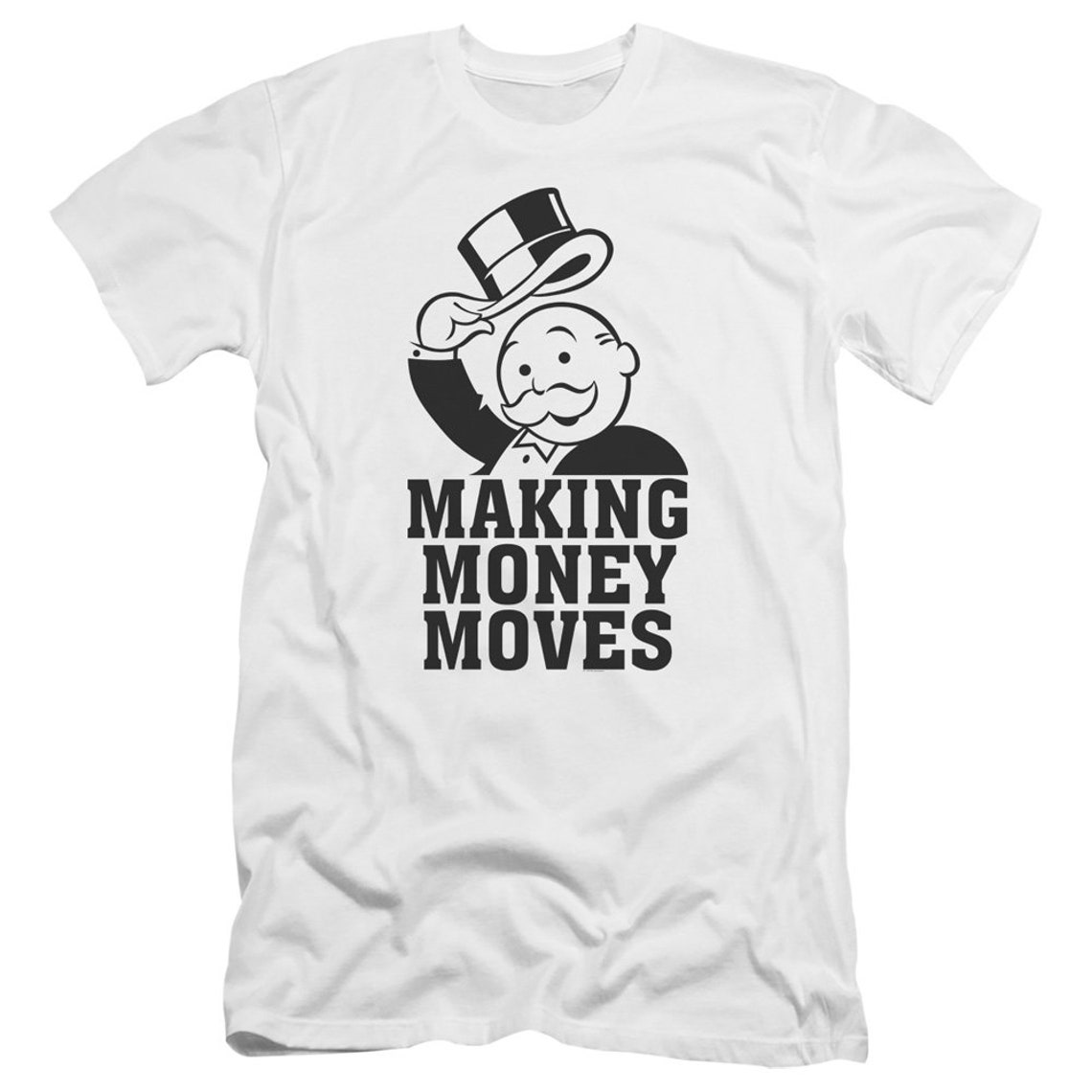 Monopoly Making Money Moves White Shirts - Etsy