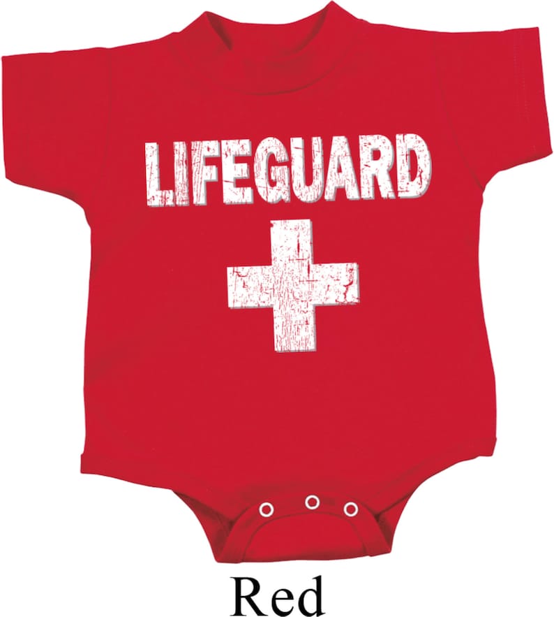 Distressed Lifeguard Baby Onesie DLIFEGUARD-4438 - Etsy