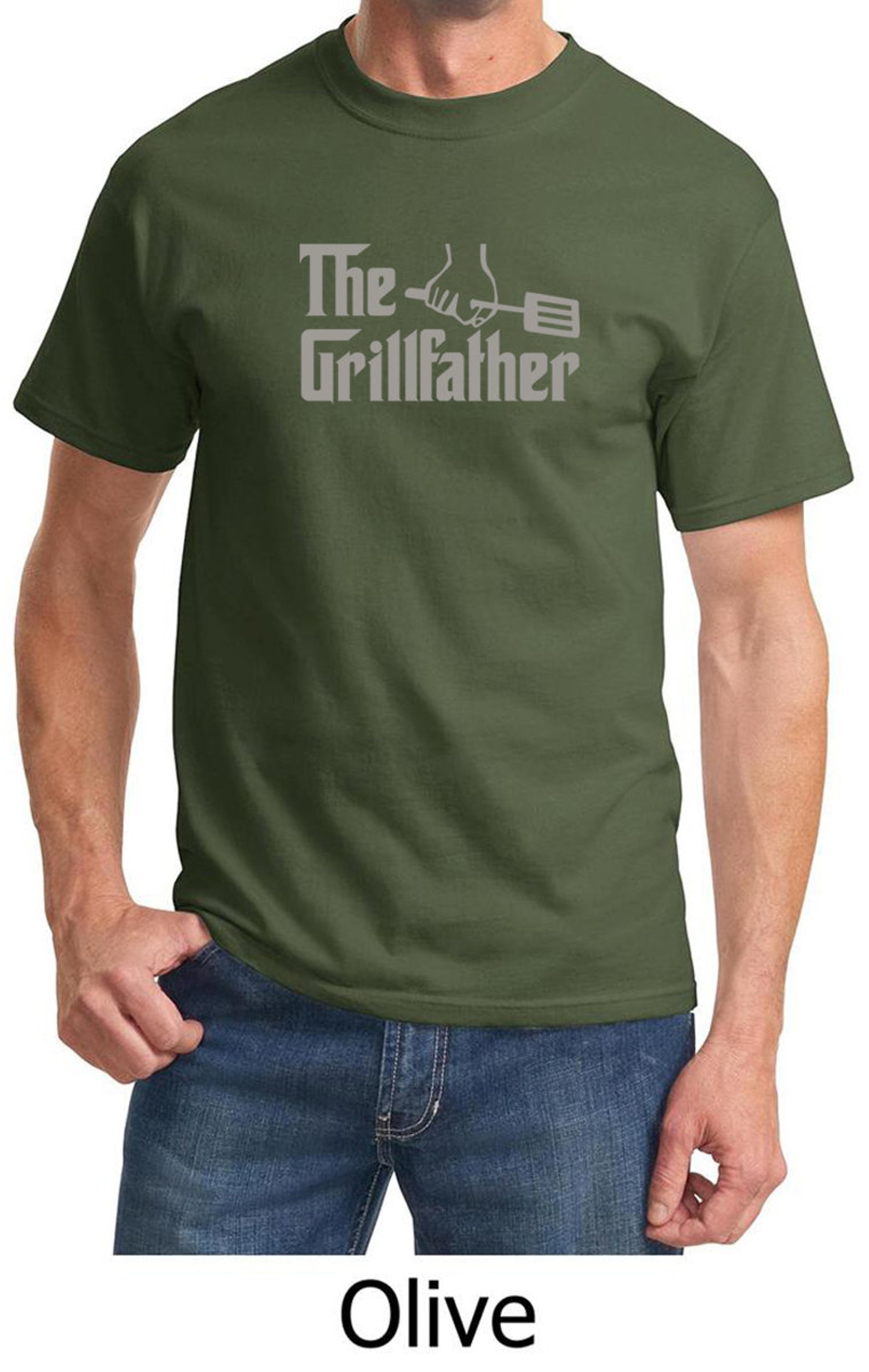 The Grill Father Adult Tee T-Shirt GRILLFATHER-PC61 | Etsy
