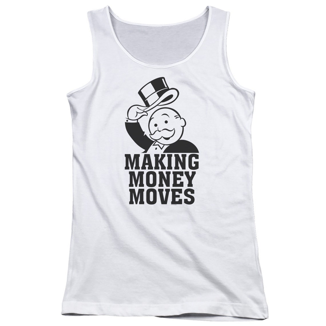 Monopoly Making Money Moves Juniors and Women White T-shirts - Etsy