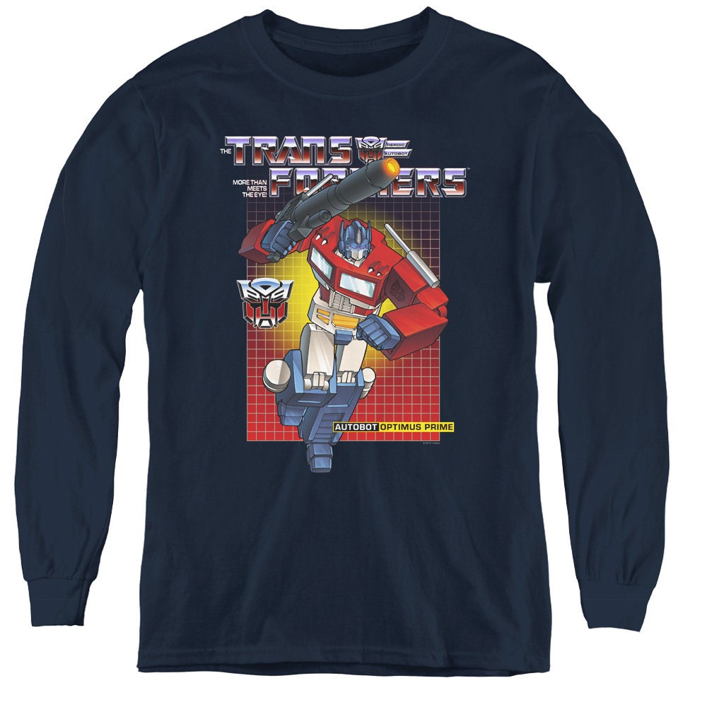 Transformers Optimus Prime Kid's Navy T-shirts - Etsy