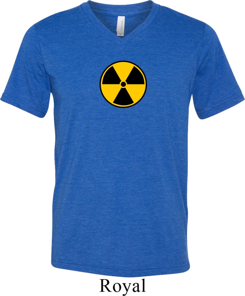 Men's Fallout Shirt Radioactive Radiation Tri Blend V-neck | Etsy