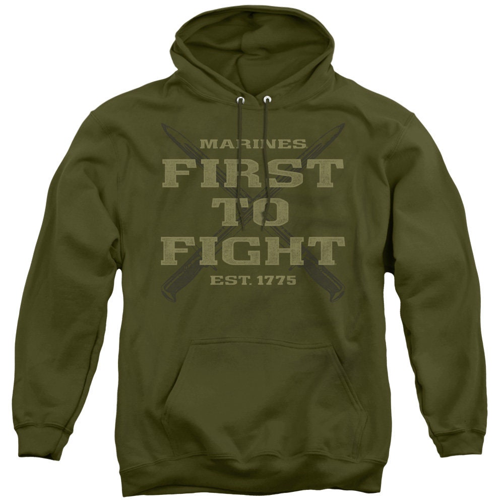 U.S. Marine Corps First to Fight Military Green Shirts - Etsy