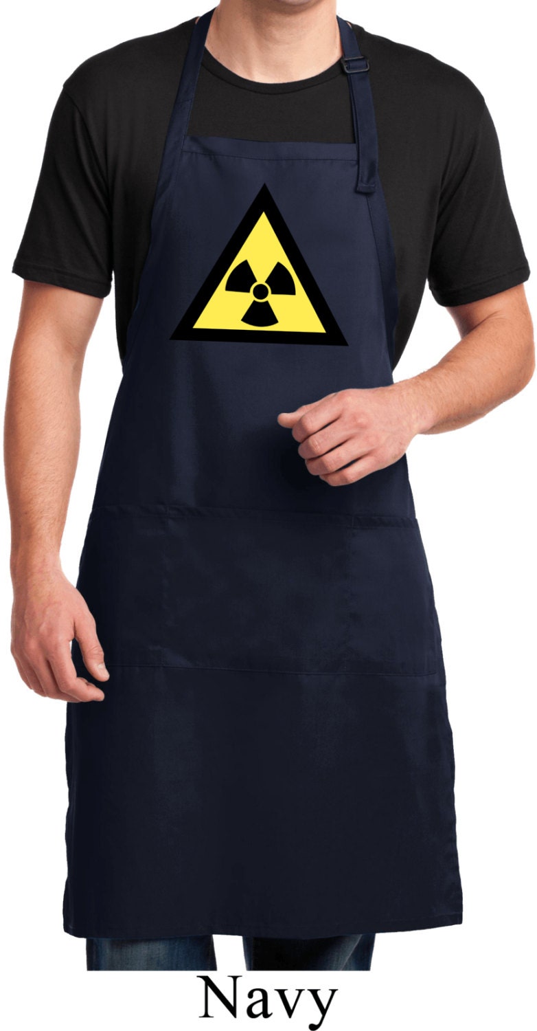 Radioactive Triangle Full Length Apron With Pockets TRIANGLE-A700 - Etsy