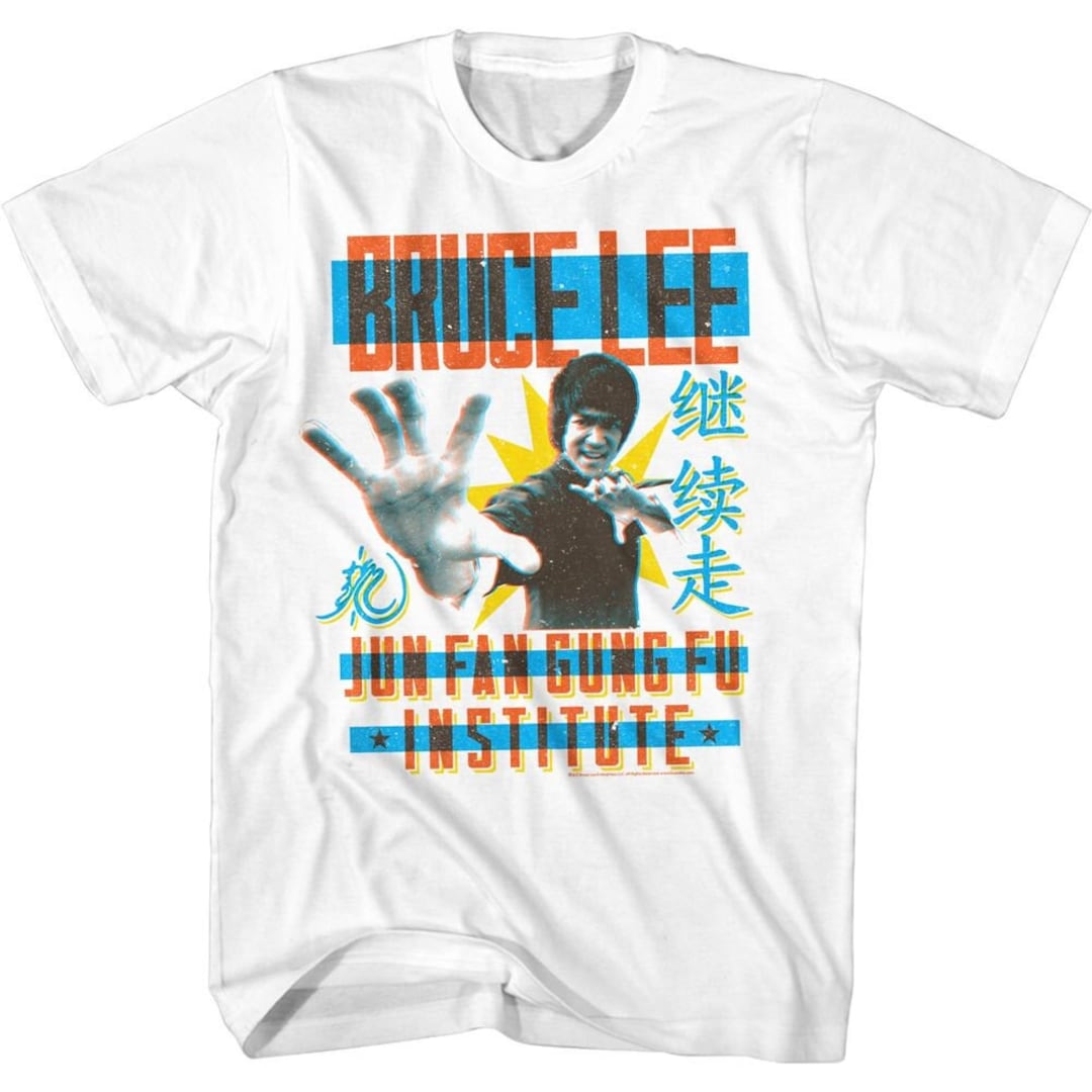 Bruce Lee Jun Fan Gung Fu Poster White Shirts - Etsy