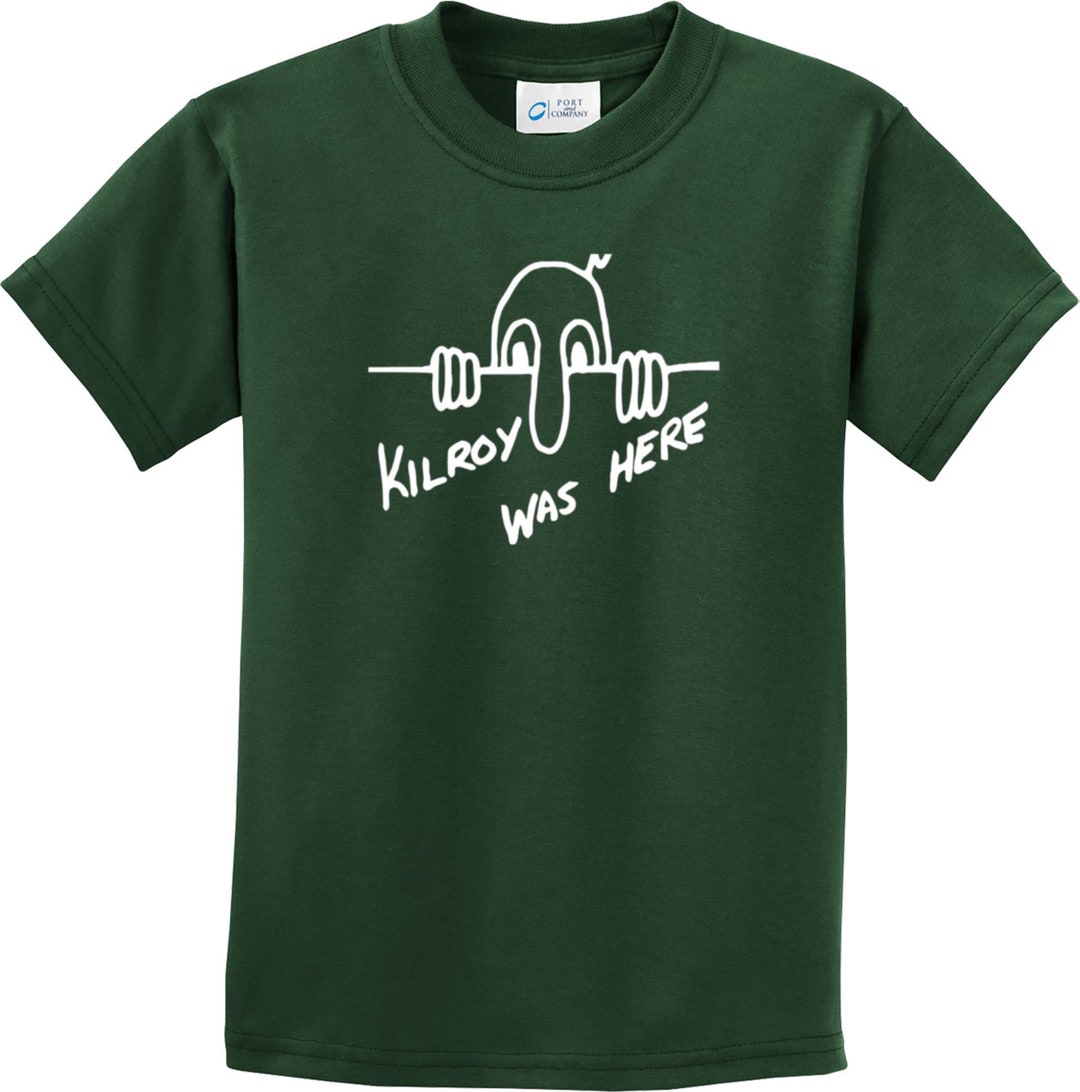 Kilroy Was Here Kid's Shirt KILROY-PC61Y - Etsy