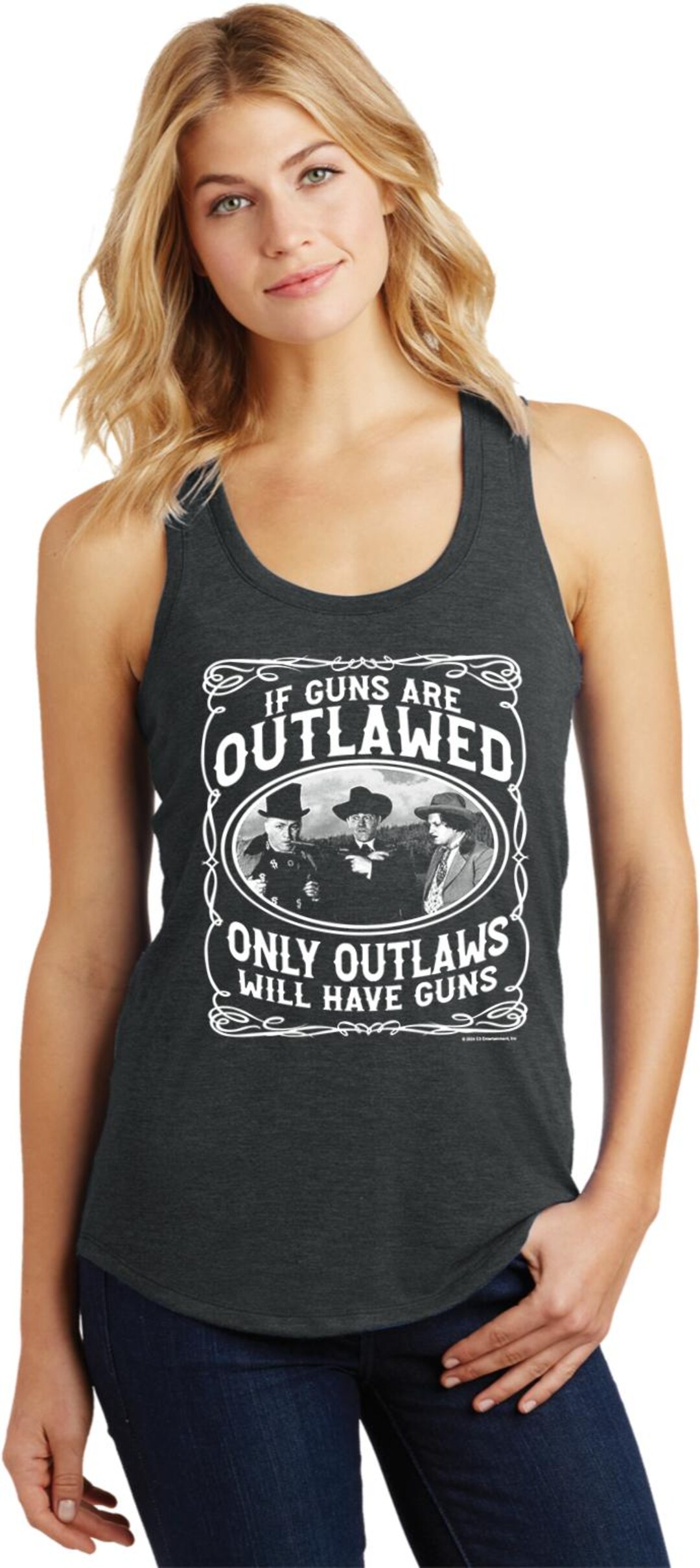 The Three Stooges Outlaws Racerback Tank Top 26281ED2-DM138L - Etsy