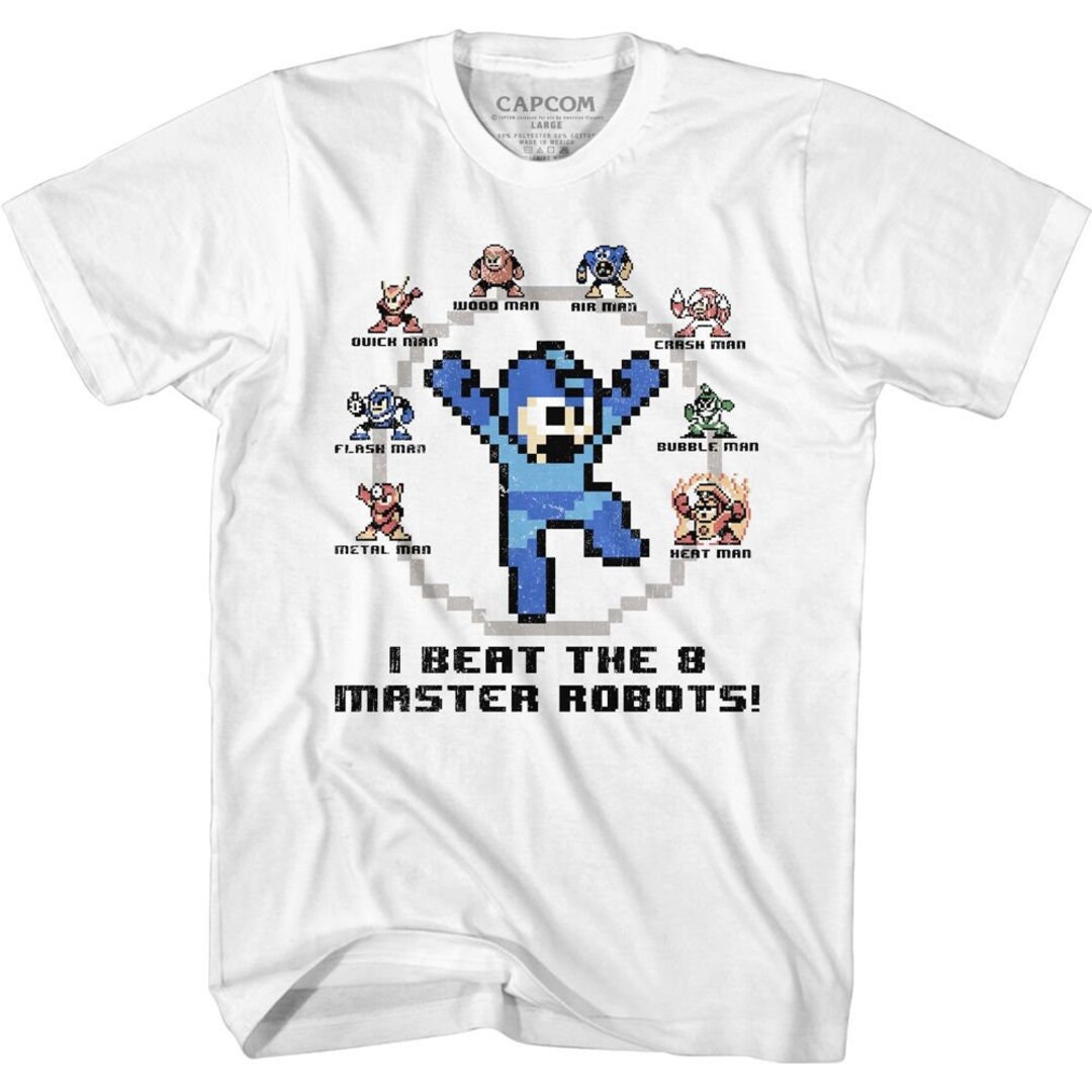 Mega Man Beat 8 Master Robots White Shirts - Etsy