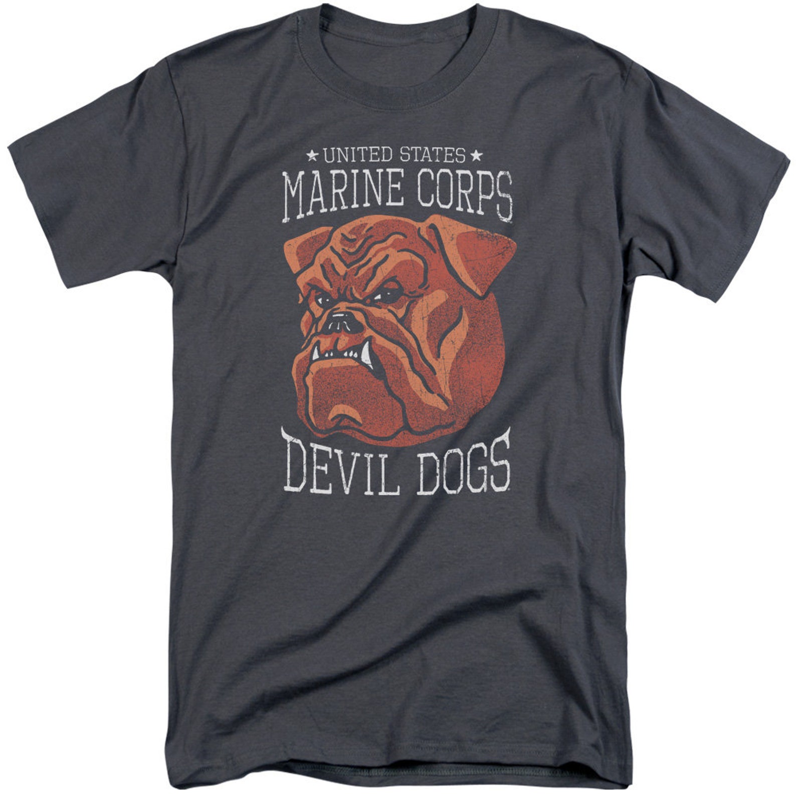 U.S. Marine Corps Devil Dogs Charcoal Shirts - Etsy