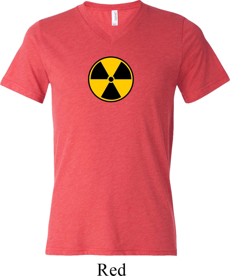 Men's Fallout Shirt Radioactive Radiation Tri Blend V-neck | Etsy