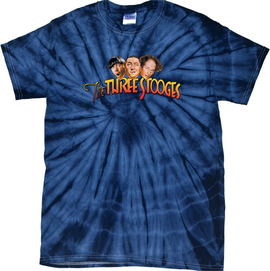 The Three Stooges Funny Faces Tie Dye Tee T-shirt 26277HD4-1000S - Etsy