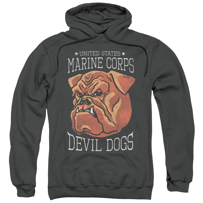 U.S. Marine Corps Devil Dogs Charcoal Shirts - Etsy