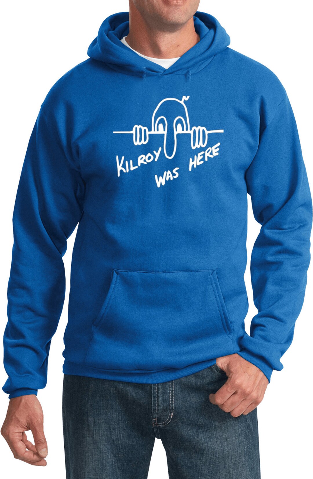 Kilroy Was Here Hoodie KILROY-PC90H - Etsy