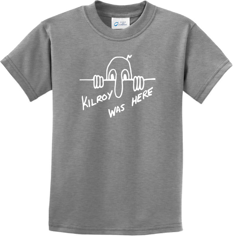Kilroy Was Here Kid's Shirt KILROY-PC61Y - Etsy