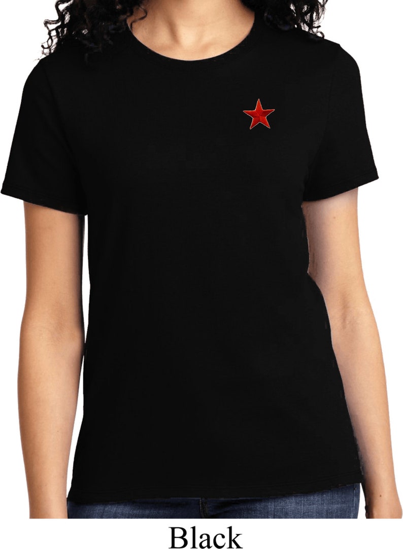 Ladies Red Star Patch Pocket Print Shirt REDSTAR-PP-LPC61 | Etsy