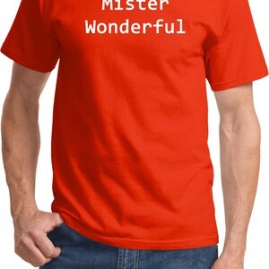 Mister Wonderful Tee T-shirt WONDERFUL-PC61 - Etsy