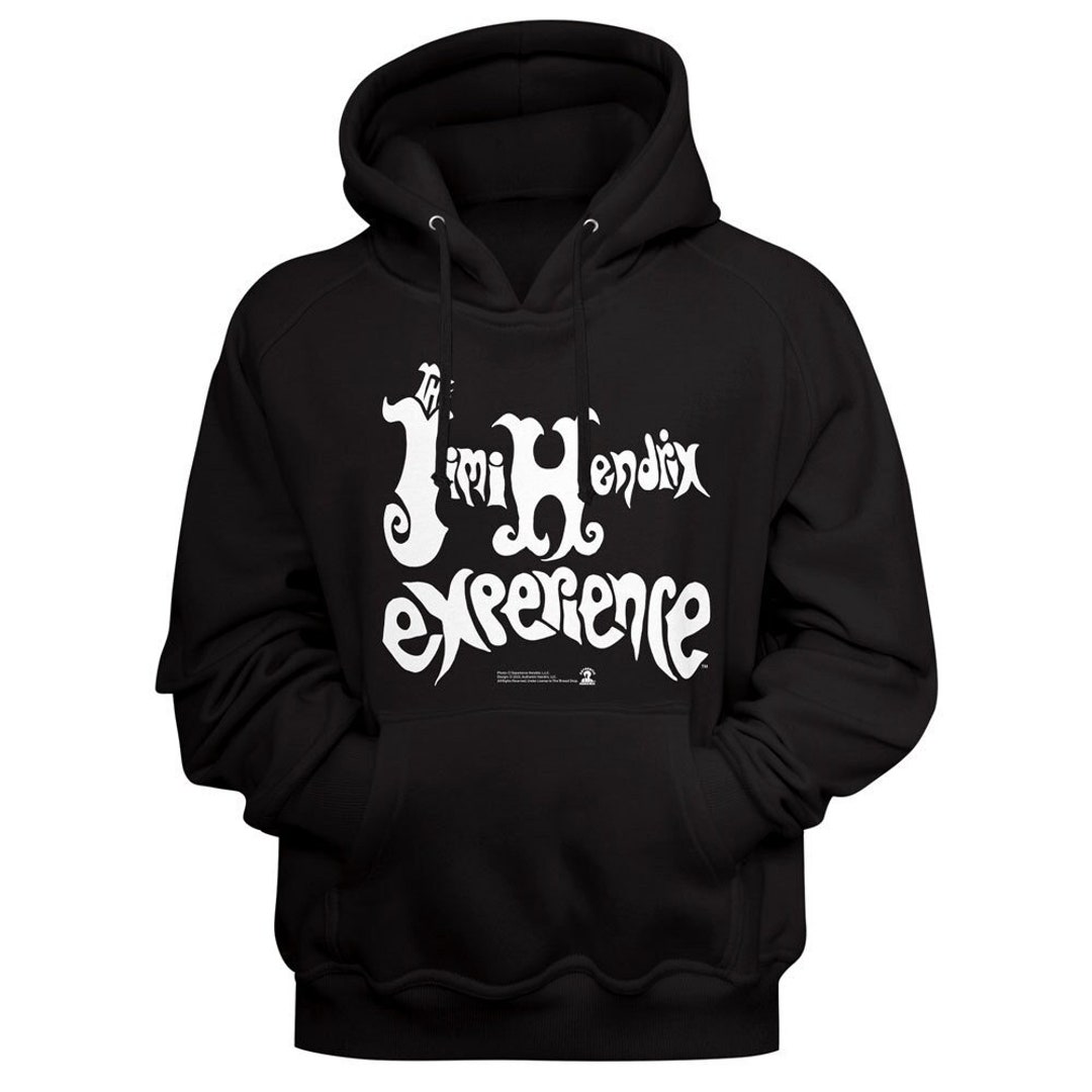 Jimi Hendrix Experience Logo Black Hoodie - Etsy