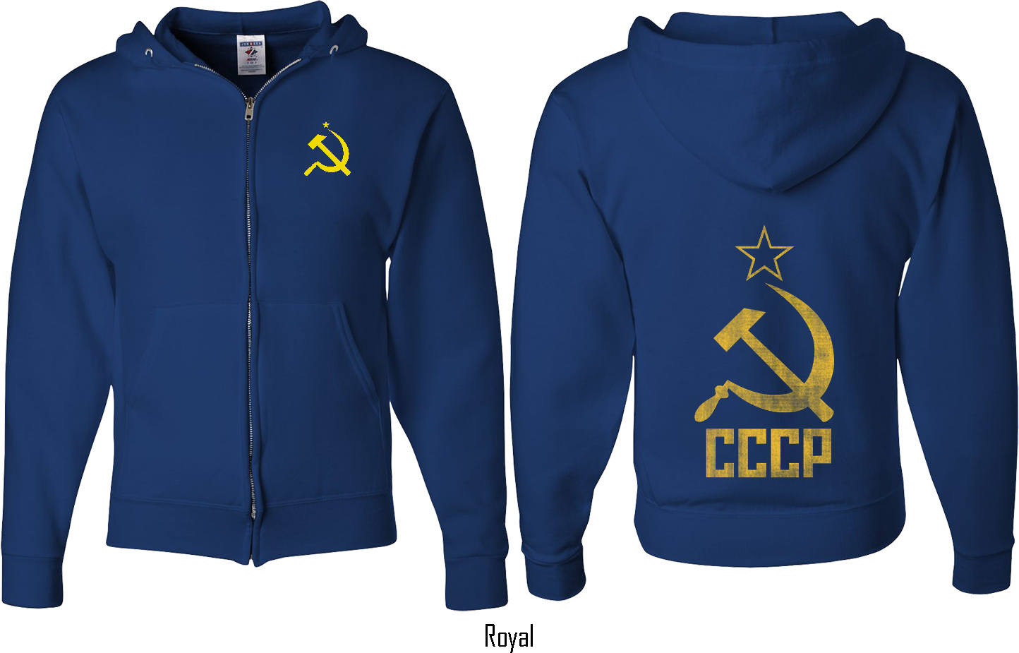 Distressed CCCP Front & Back Print Adult Unisex Full Zip Hoody - Etsy