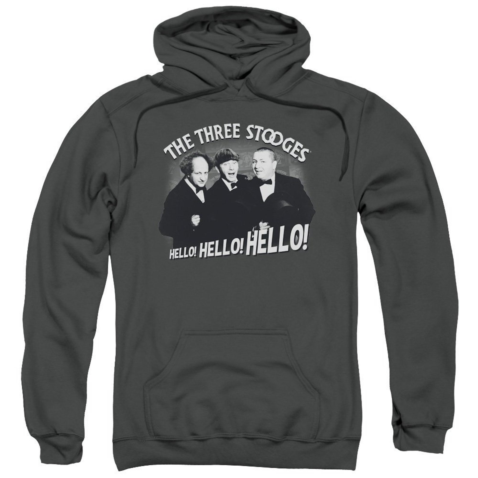 Three Stooges Hello Hello Hello Charcoal Shirts - Etsy