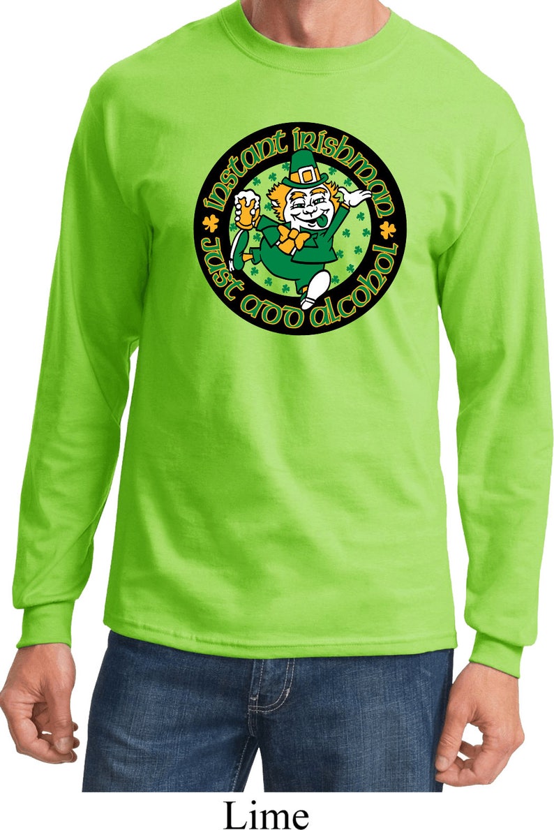 Instant Irishman Just Add Alcohol Adult St Patrick's Day - Etsy