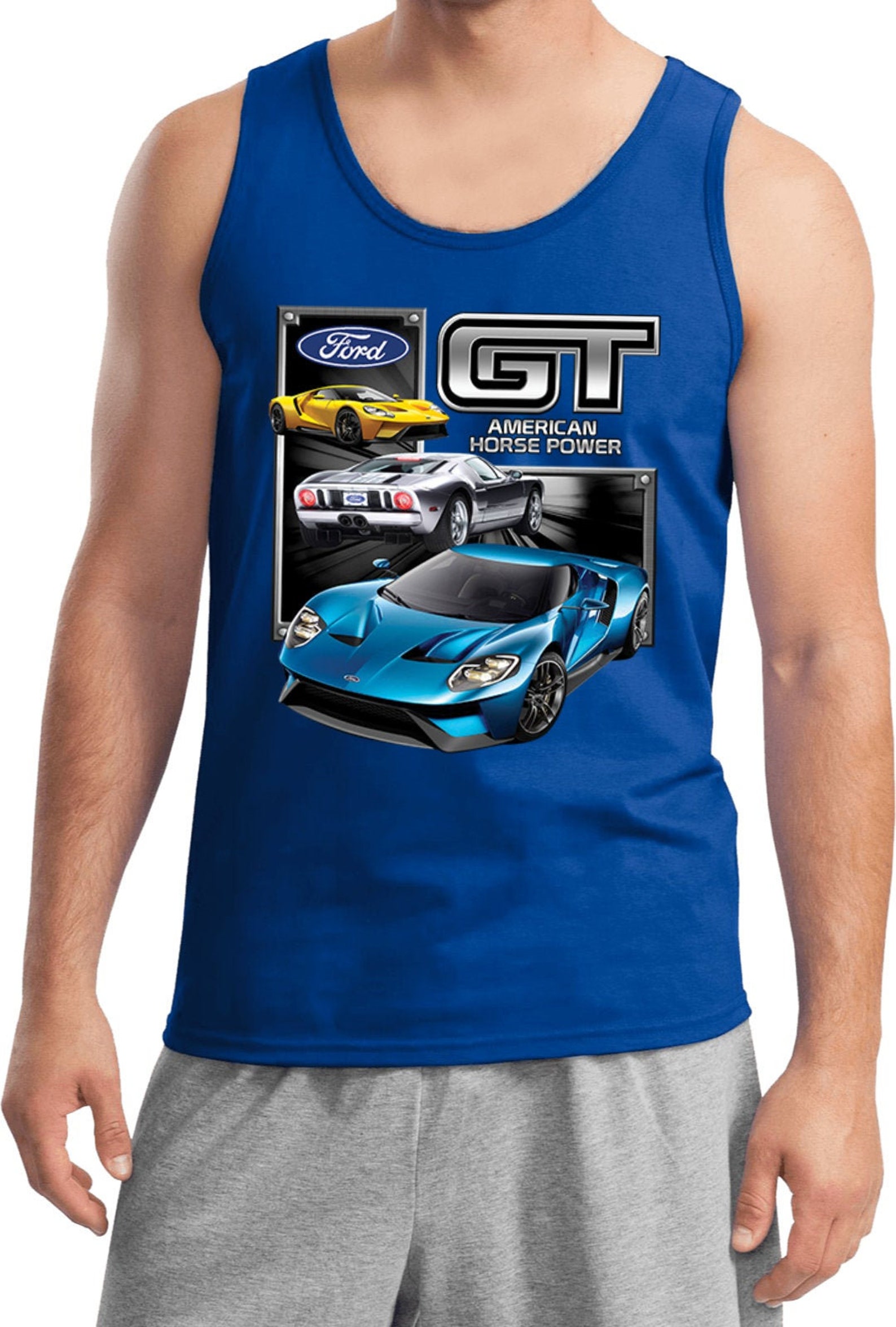 Ford GT American Horsepower Men's Tank Top 22496HD1-2200 - Etsy