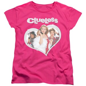 Clueless Characters in Heart Juniors and Women Hot Pink T-shirts - Etsy