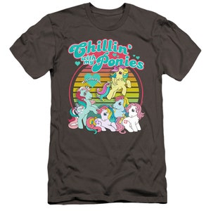 My Little Pony Chillin With My Ponies Charcoal Shirts - Etsy