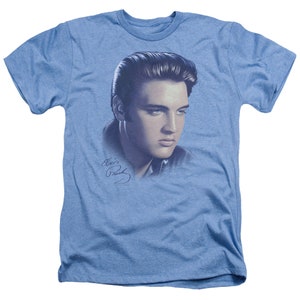 Elvis Presley Shirt Vintage Portrait Tee Retro Rock and Roll Graphic ...