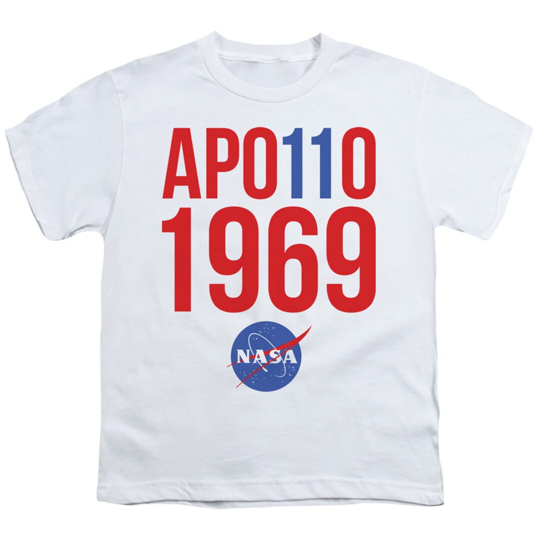NASA Apollo 11 1969 Kid's White T-shirts - Etsy