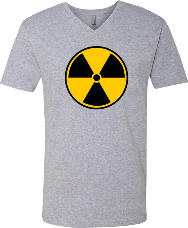 Radioactive Radiation V-neck Tee T-shirt RADIATION-N3200 - Etsy